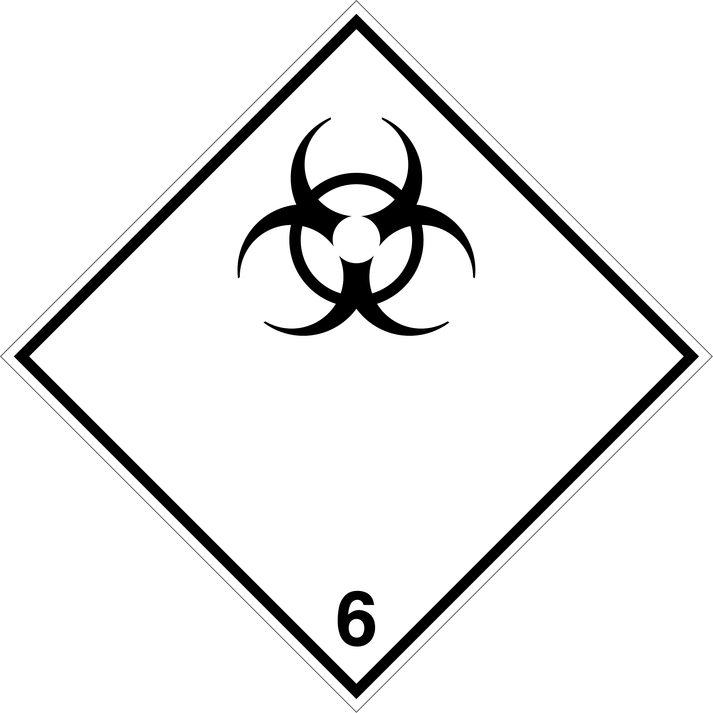 ADR Biohazard Material Label UN3373 | Infectious Substance ...