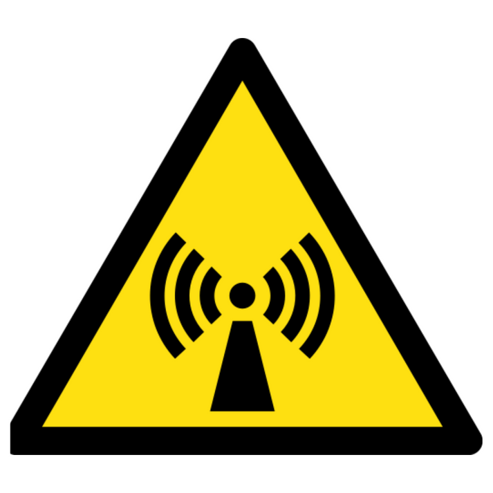 Non-Ionizing Radiation Warning Sign W005 | ISO 7010 Warning ...