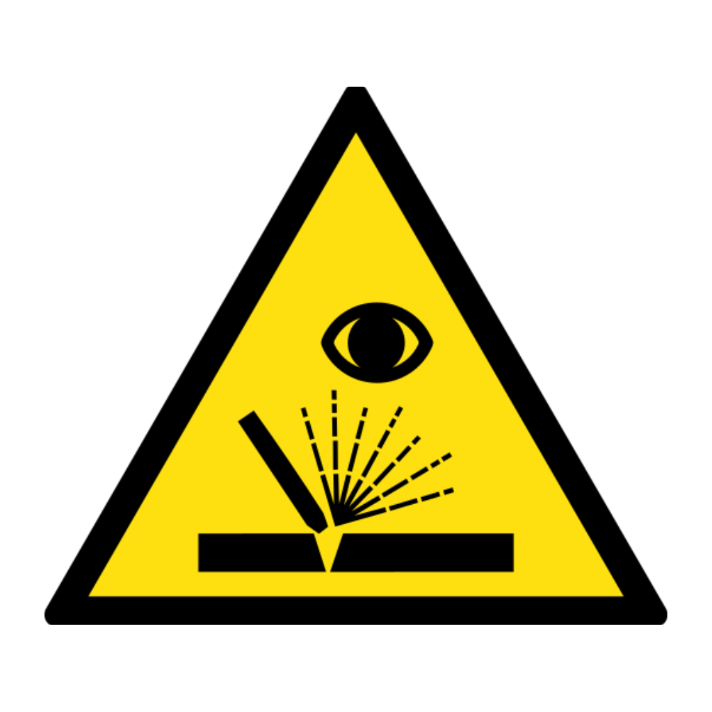 Welding Radiation Warning Sign W027 | ISO 7010 Warning – Storeforsigns.com